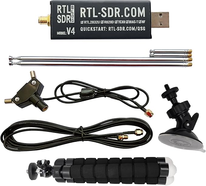RTL-SDR Blog V4 R828D RTL2832U: A Comprehensive Review - Comms Gear Report RTL-SDR V4 R828D ...